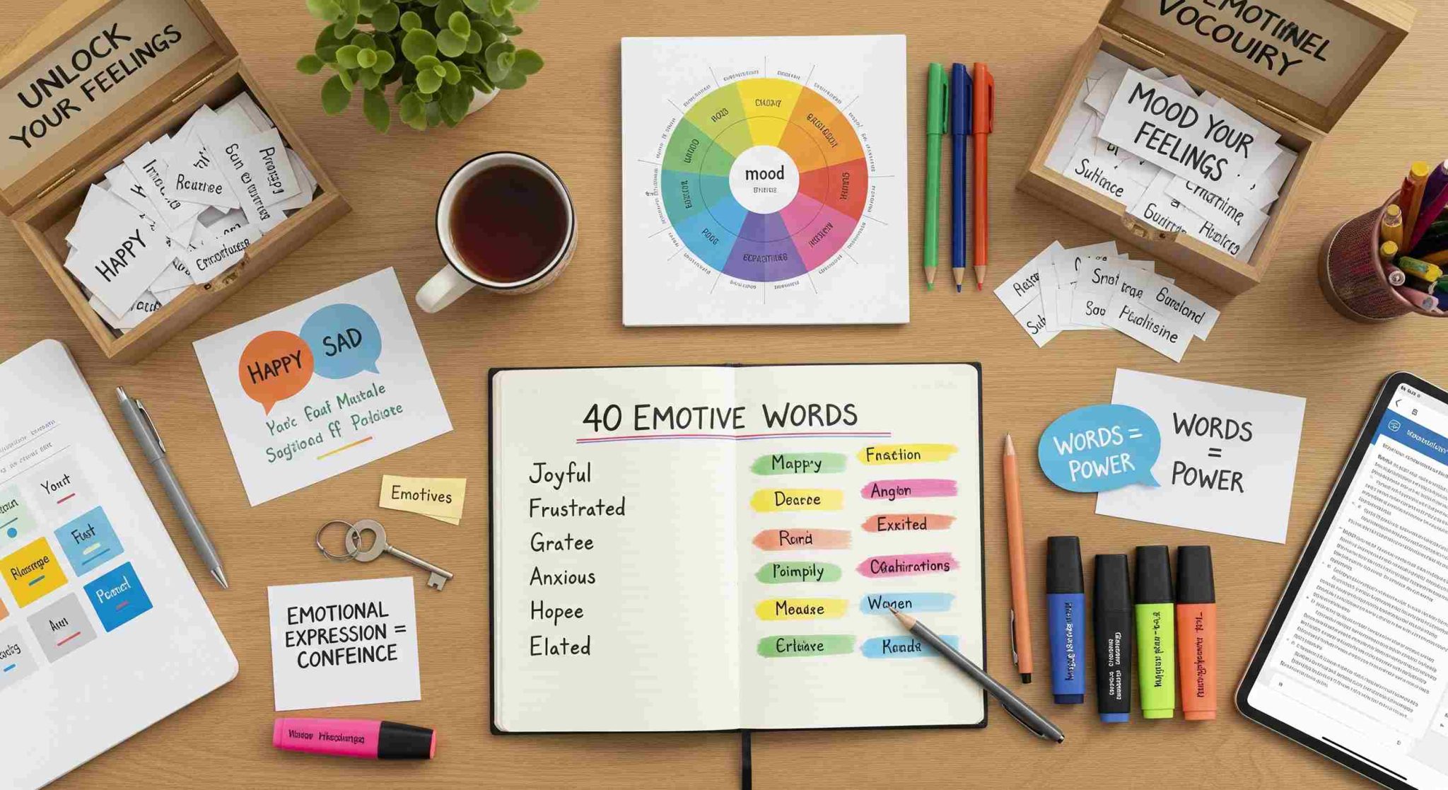 Unlocking the Power of Words: 40 Emotive Words to Express How You Feel ...